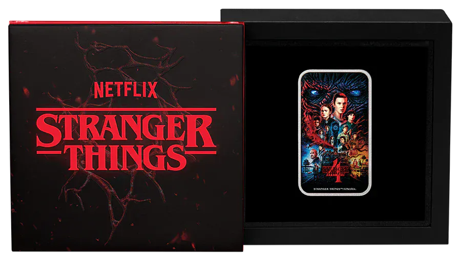 Stranger Things - Season 4 2026 $1 Colour Rectangular 1oz Silver Uncir ...