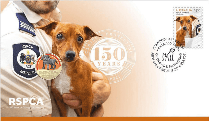 2021 $1 150 Years of RSPCA - Dog PNC – Nova Coins