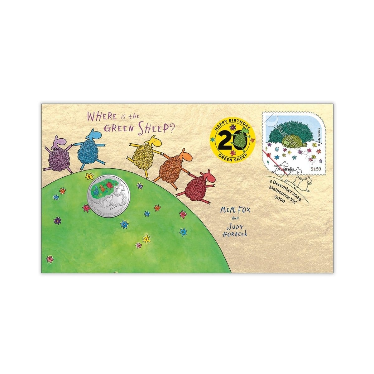 2024 Where is the Green Sheep? 20th Anniversary PNC – Nova Coins
