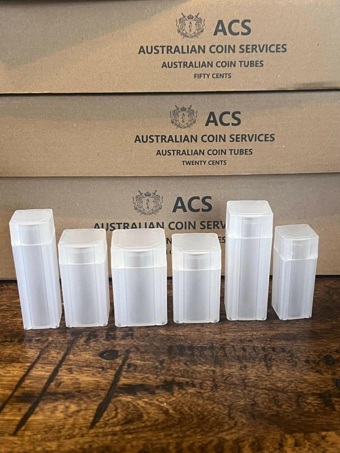 Australian Coin Roll Tubes - Singles – Nova Coins