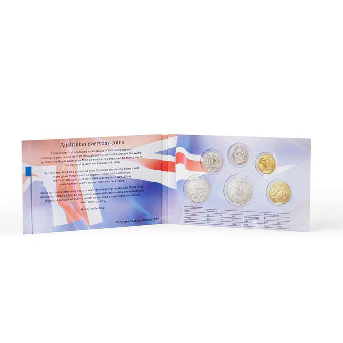 Australian Six Coin Year Set Folder – Nova Coins