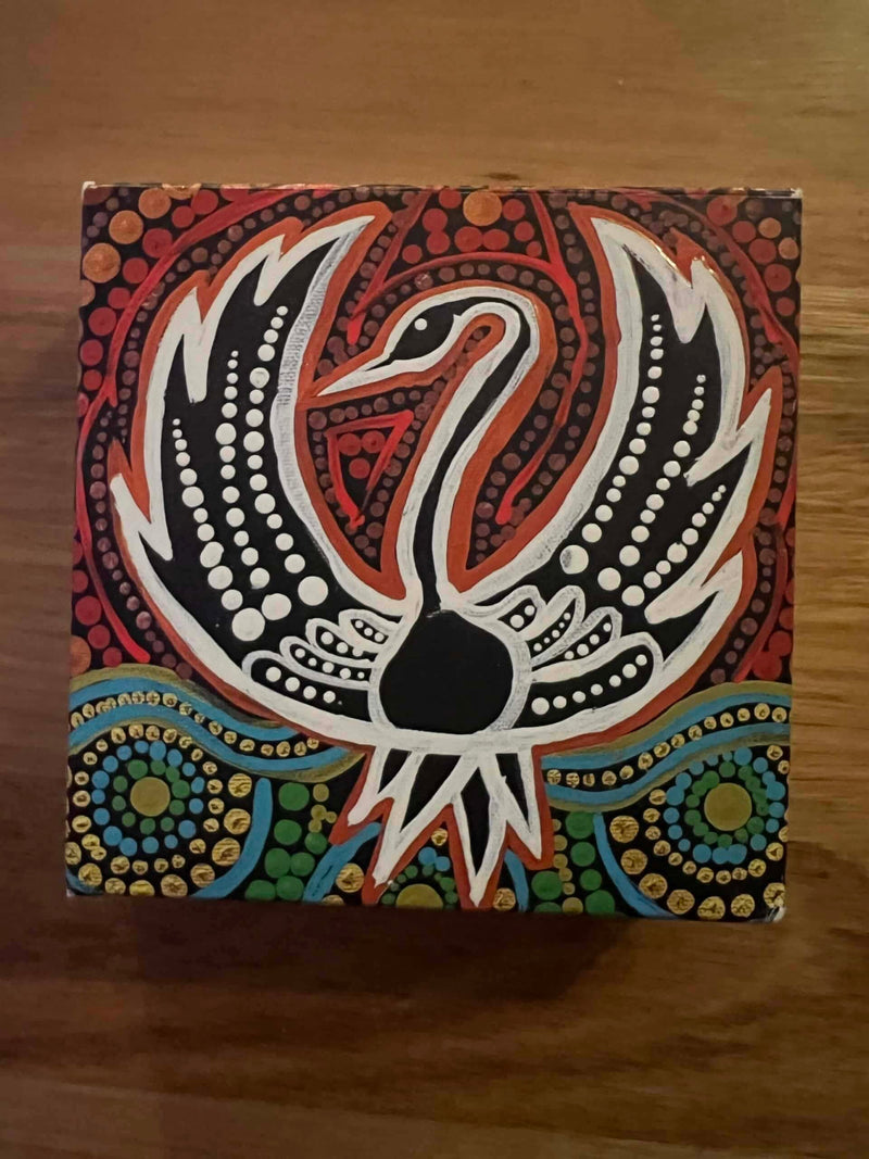 2022 Black Swan Maali 2oz Silver Antiqued Coloured Coin – Nova Coins